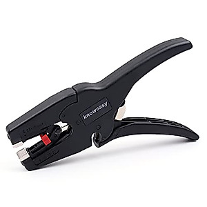 Wire Stripper, knoweasy Wire Stripper Tool with Cutter and 2 in 1 Wire Stripping Tool Works for Electronic,Electric,Automotive from 32 to 7 AWG