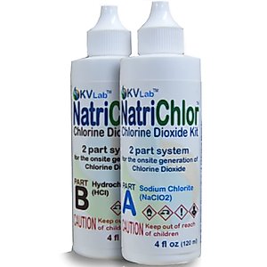 NatriChlor CD Set w/Accu-Drop Bottles HCL Extra Large Size (8 oz Total)