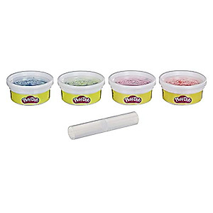 Play-Doh Color Burst Bright Pack of 4 Non-Toxic Colors, 2 Oz Cans