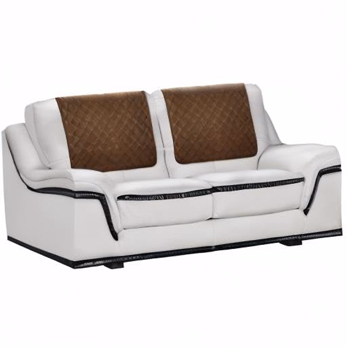 Panelee 2 Pcs Headrest Cover for Recliner Chair Sofa Headrest Cover Head Protector Furniture Protector for Recliner Sofa Slipcovers(Chocolate)