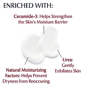 Eucerin Roughness Relief Body Lotion, Unscented Body Lotion for Dry Skin, 16.9 Fl Oz Pump Bottle