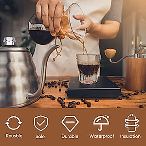 Lounsweer 2 Sets Top and Washer Ring Compatible with Farberware Yosemite Coffee Percolators Replacement Transparent Coffee Percolator Top Coffee Percolator Parts