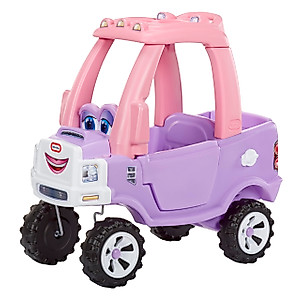 Little Tikes Princess Cozy Truck Ride-On, Pink Truck, 90cm x 45cm x 89cm