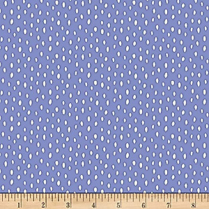 Art Gallery Fabrics Art Gallery Day Trip Scattered Showers Cool Fabric, Blue