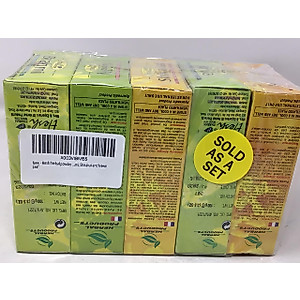 Hesh herbal powder pack of 5 Varieties for Hair- Amla, Aritha, Brahmi, Shikakai and Neem Leaf