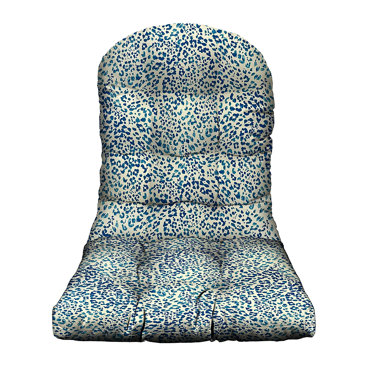 RSH Decor: Tufted Adirondack Chair Cushion | 42.5” x 21” | All-Weather Spun Fabric | Water and Fade-Resistant | Outdoor Cushion for Patio Furniture | Sunny Spot Blue