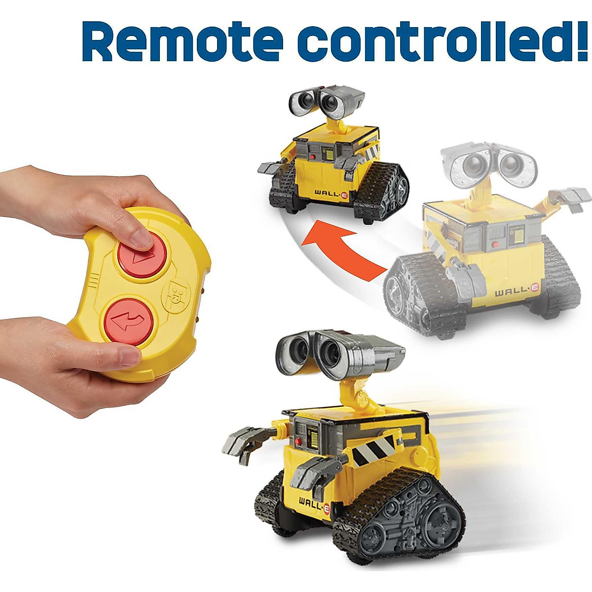 Disney and Pixar WALL-E Robot Toy, Remote Control Hello WALL-E Robot Figure, Gifts for Kids (Amazon Exclusive)