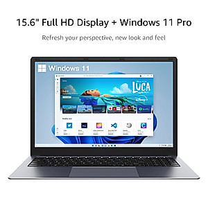 Tulasi 2023 New Laptop, 6GB RAM 256GB SSD Windows 11 Laptop, Intel Celeron J4005, 15.6 inch Full HD Display Laptop Computer, Support WiFi, Bluetooth, Long Battery Life, Expandable up to 1TB