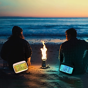 lumisonata Led Crossbody Bag Small Light Up Purse Glow Handbags Mini Shoulder Bags Women Luminous Wallet for Party (black)