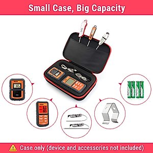 ThermoPro TP20 Wireless Meat Thermometer +ThermoPro TP99 Hard Carrying Case Storage