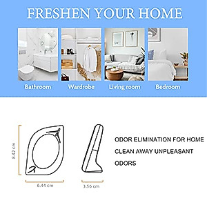 Air Freshener for Home, 4 Pack, Fresh Scent, Odor Eliminator for Small Area Closets Bathroom Pets Strong Odor, Up to 120 Days