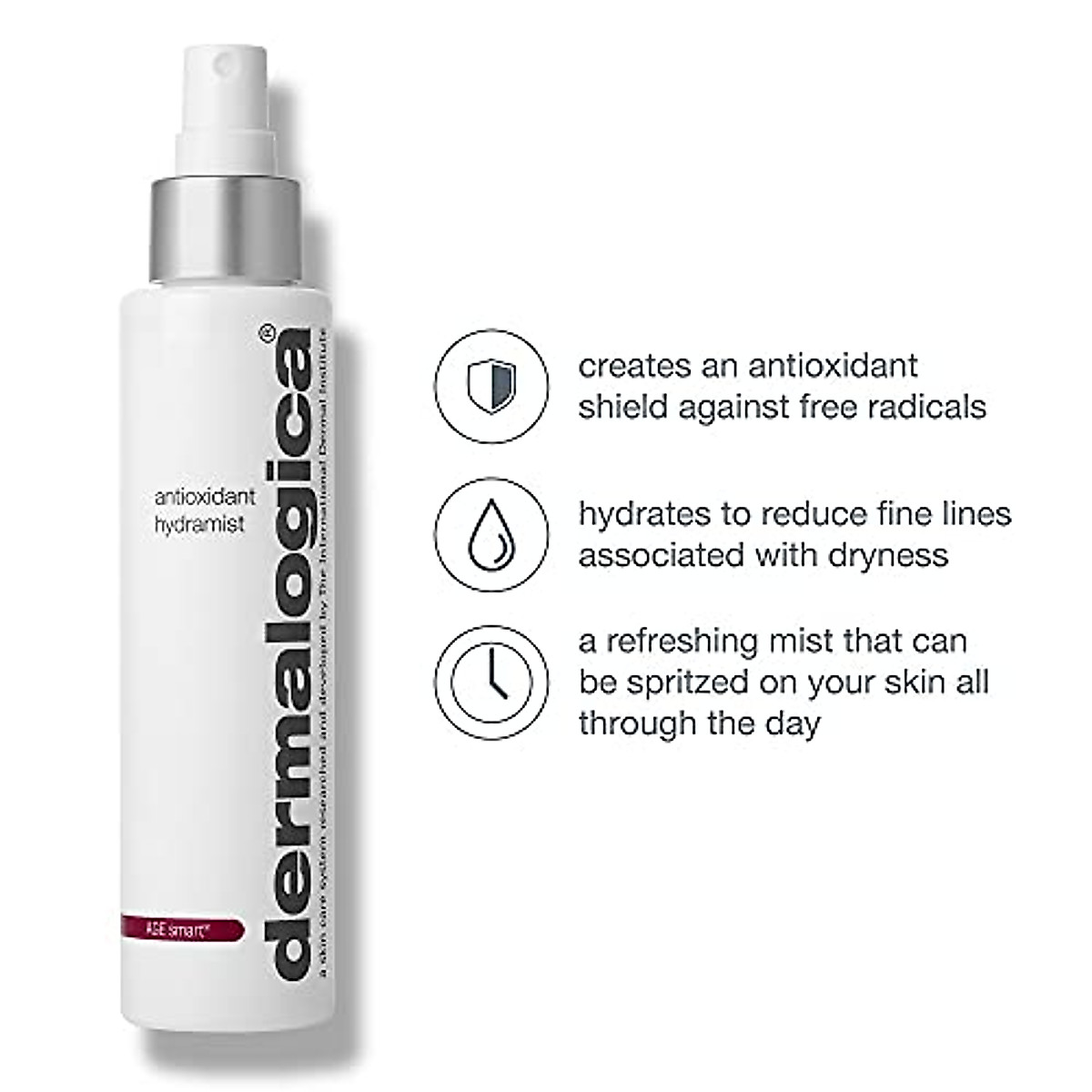 Dermalogica Antioxidant Hydramist Toner Anti-Aging Toner Spray for Face that helps Firm and Hydrate Skin - For Use Throughout the Day, 5.1 Fl Oz