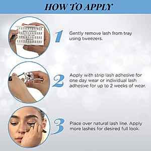 Ardell False Eyelashes Short Black 4 Pack