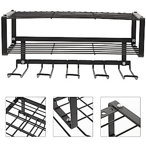 DOITOOL electric drill storage rack power tool organizer wall mount garage storage pegboard wall organizer garage organizer drill rack under 5 garage tool bracket heavy carbon steel