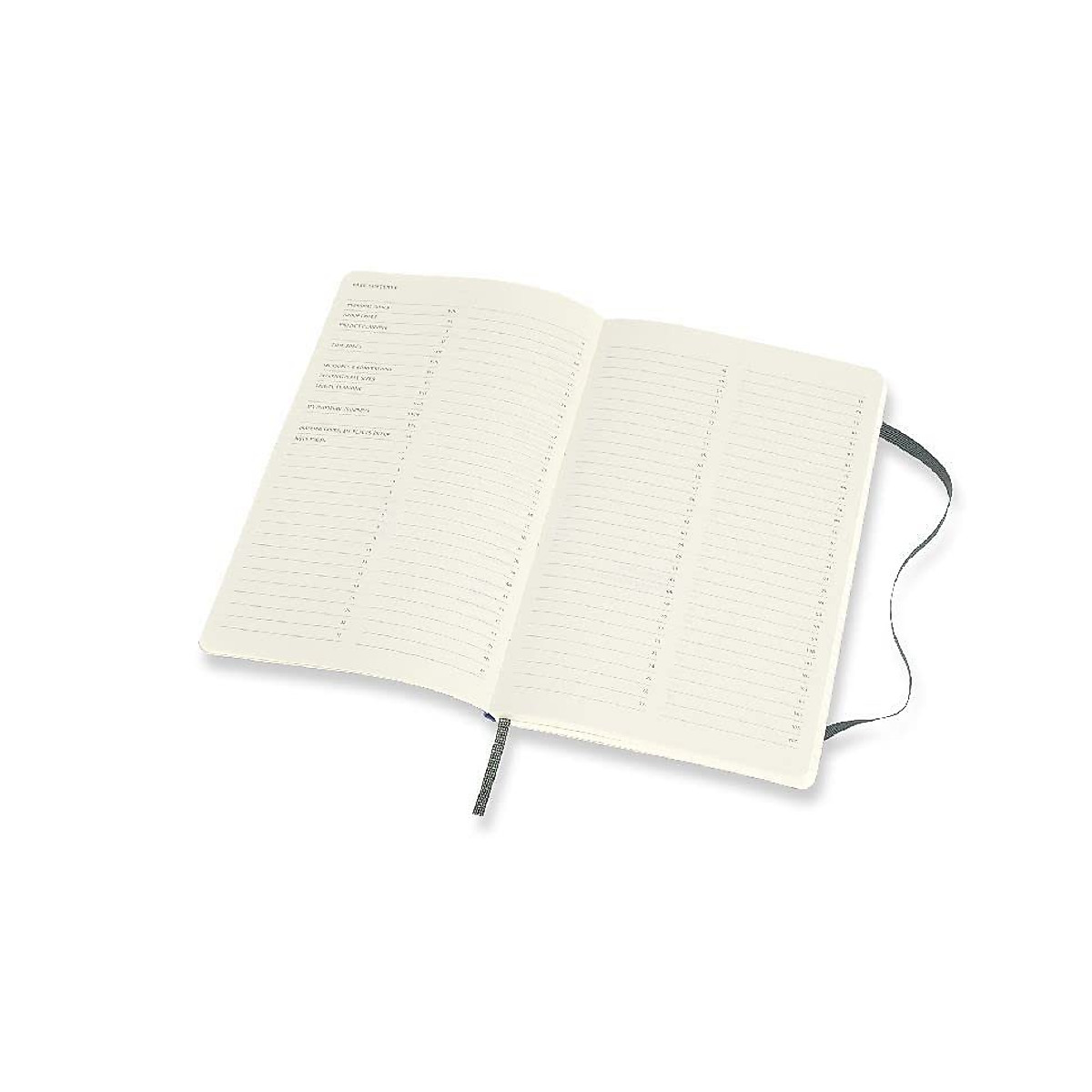 Moleskine PRO Notebook, Soft Cover, Large (5" x 8.25") Professional Project Planning, Forest Green, 192 Pages