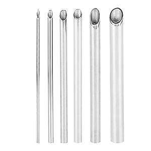 Stainless Steel Piercing Receiver Needle Receiving Tube Body Jewelry Holding Piercing Tool (8mm)