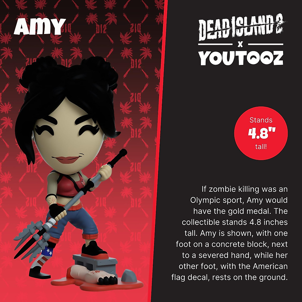 Youtooz Dead Island Amy Vinyl Figure, 4.8" Collectible Figure from Popular Video Game