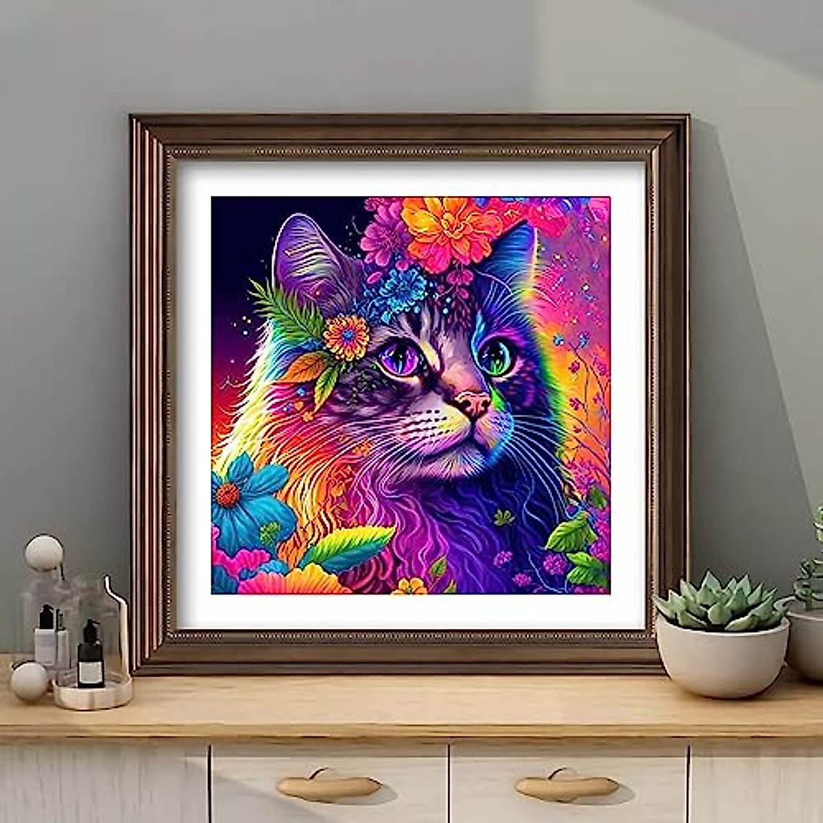 Pormipone Diamond Painting Kit for Adults,Diamond Art Kits,5D Diamond Painting Kit Full Drill Round for Wall Decor,Gift(12x16)