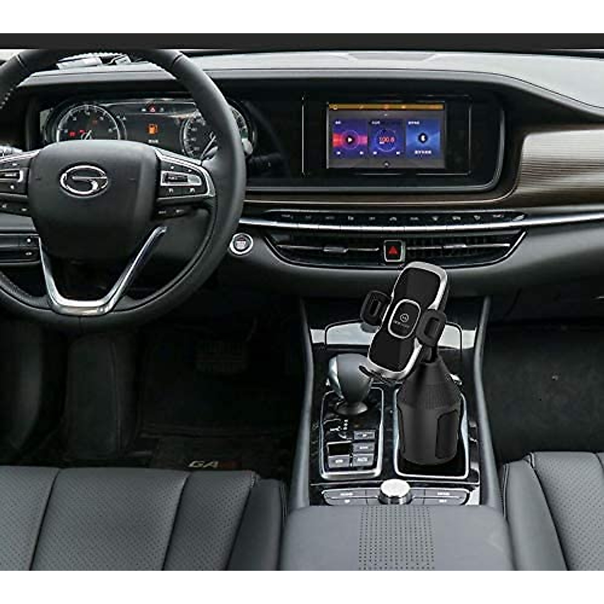 WixGear Cup Phone Holder for Car, Car Cup Holder Phone Mount Adjustable Automobile Cup Holder Smart Phone Cradle Car Mount