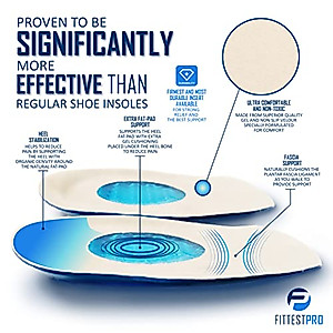 Plantar Fasciitis Foot Pain Relief 14-Piece Kit – Premium Planter Fasciitis Support, Gel Heel Spur & Therapy Wraps, Compression Socks, Foot Sleeves, Arch Supports, Heel Cushion Inserts & Heel Grips