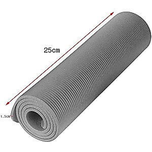 Gillberry Yoga Mat Thick, Exercise Mats,Workout Mats for Home,Non-Slip Thick Fitness Pilates Mat with Yoga Mat Strap