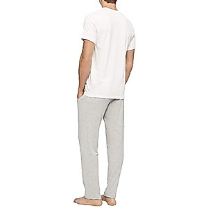 Calvin Klein Men's Cotton Classics 5-Pack Undershirts, 5 White Crewneck, Large