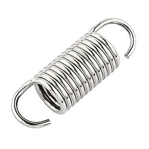 GNPADR 2-1/2 inch Stainless Steel Furniture Replacement Springs for Recliner Sofa Bed Rollaway Bed Trundle Bed White- Set of 8