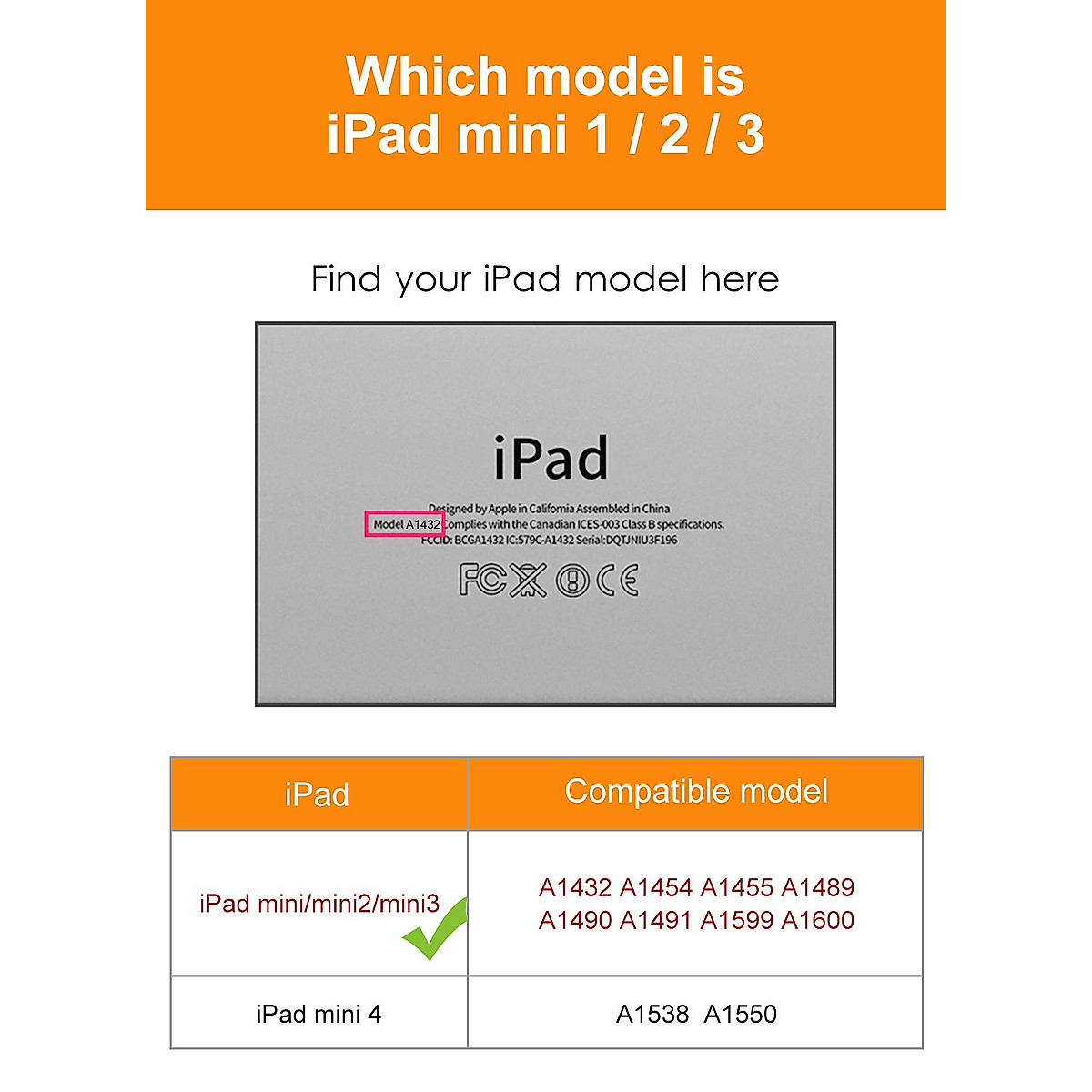 DTTO Mini Case for iPad Mini 3/2/1, (Not Compatible with Mini 5th Generation) Ultra Slim Lightweight Smart Case Trifold Cover Stand with Flexible Soft TPU Back [Auto Sleep/Wake],Navy Blue