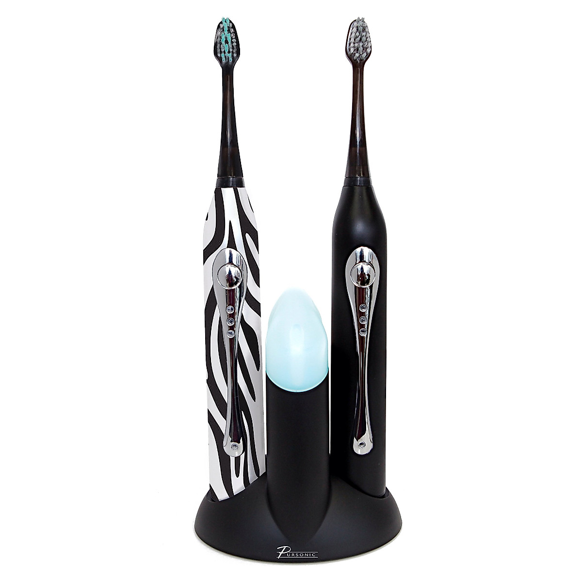 Pursonic S452BR Dual Handle Sonic Toothbrush with UV Sanitizer