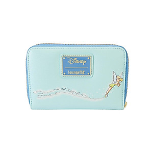 Loungefly Peter Pan You Can Fly Glow Zip Around Wallet Standard