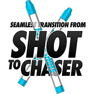 TakeShots Half Take V2 - Shot Holder & Straw for Drinks & Chasers - Experience Shots On The Go - 0.5oz (Ladies Night)