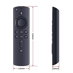 L5B83H Replacement Voice Remote Control Applicable for Amazon 2nd Gen Fire Stick TV, Fire TV Cube（2nd & 1st Gen）, Fire TV Stick 4K, and Pendant Design Fire TV 3nd Gen