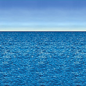 Ocean & Sky Backdrop Party Accessory (1 count) (1/Pkg)