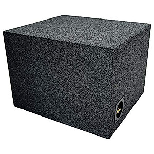 Universal Car Stereo Vented Port Single 12" Alpine S-W12D4 Type S Car Audio Subwoofer Custom Sub Box Enclosure Package New Without Amp