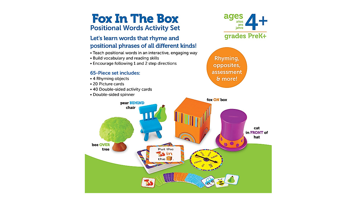 Learning Resources Fox In The Box Word Activity Set for Kids