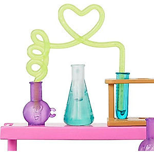 Barbie Science Lab Playset with 2 Dolls, Lab Bench and 10+ Accessories [Amazon Exclusive]