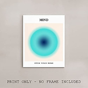 Double Devil's Inspirational Wall Art Positive Affirmations Wall Decor Aura Poster Y2K Room Decor Aesthetic Preppy Pictures | Mind Body Soul Heart | Pack of 4, Unframed 8x10