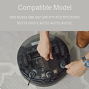 Side Brush for Shark ION Robot Vacuum AV751 AV752 AV753 RV850 RV850BRN RV850WV S87 RV700_N RV720_N RV750_N Robot Vacuum Cleaner Accessory -6 Pack