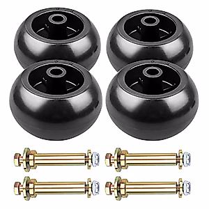 Anti Scalp Deck Wheel Kit Compatible with Bad Boy 022-5234-98 for Toro 1-603299 68-2730 for Kubota K5351-42110 K5371-42110 for Husqvarna 539 10 26-43 for Lawn-Boy 1-603299 68-2730 4 Pack