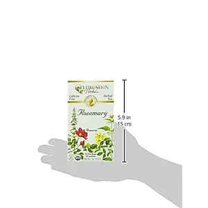 CELEBRATION HERBALS Rosemary Leaf Tea Organic 24 Bag, 0.74 Ounce