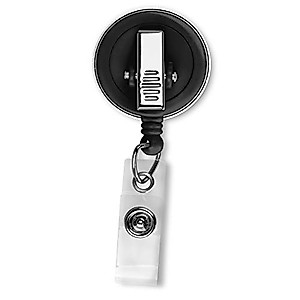 Heart and Flower Badge Reel,Retractable Name Card Badge Holder with Alligator Clip, Medical MD RN Nurse Badge ID,Office Employee Name Badge, Badge Holder