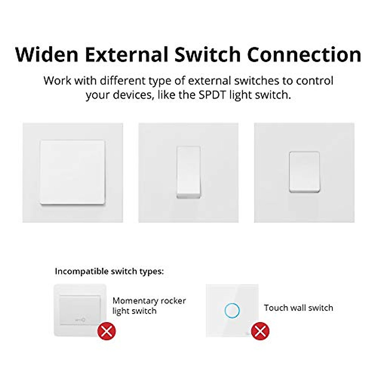 SONOFF ZBMINI ZigBee Mini Smart Light Switch(2 Way), Compatible with Alexa, SmartThings Hub, Google Home & SONOFF ZBBridge, ZigBee 3.0 Hub Required, Neutral Wire Required 4-Pack