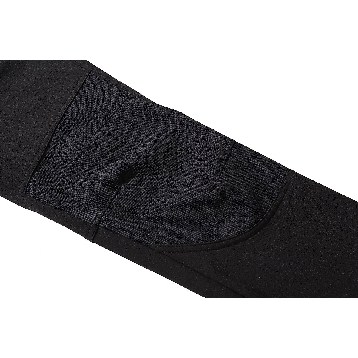 DAFENGEA Women's Snow Ski Pants Fleece Hiking Waterproof Windproof Softshell Outdoor Snowboard Pants,CFK1812W-Black-XS