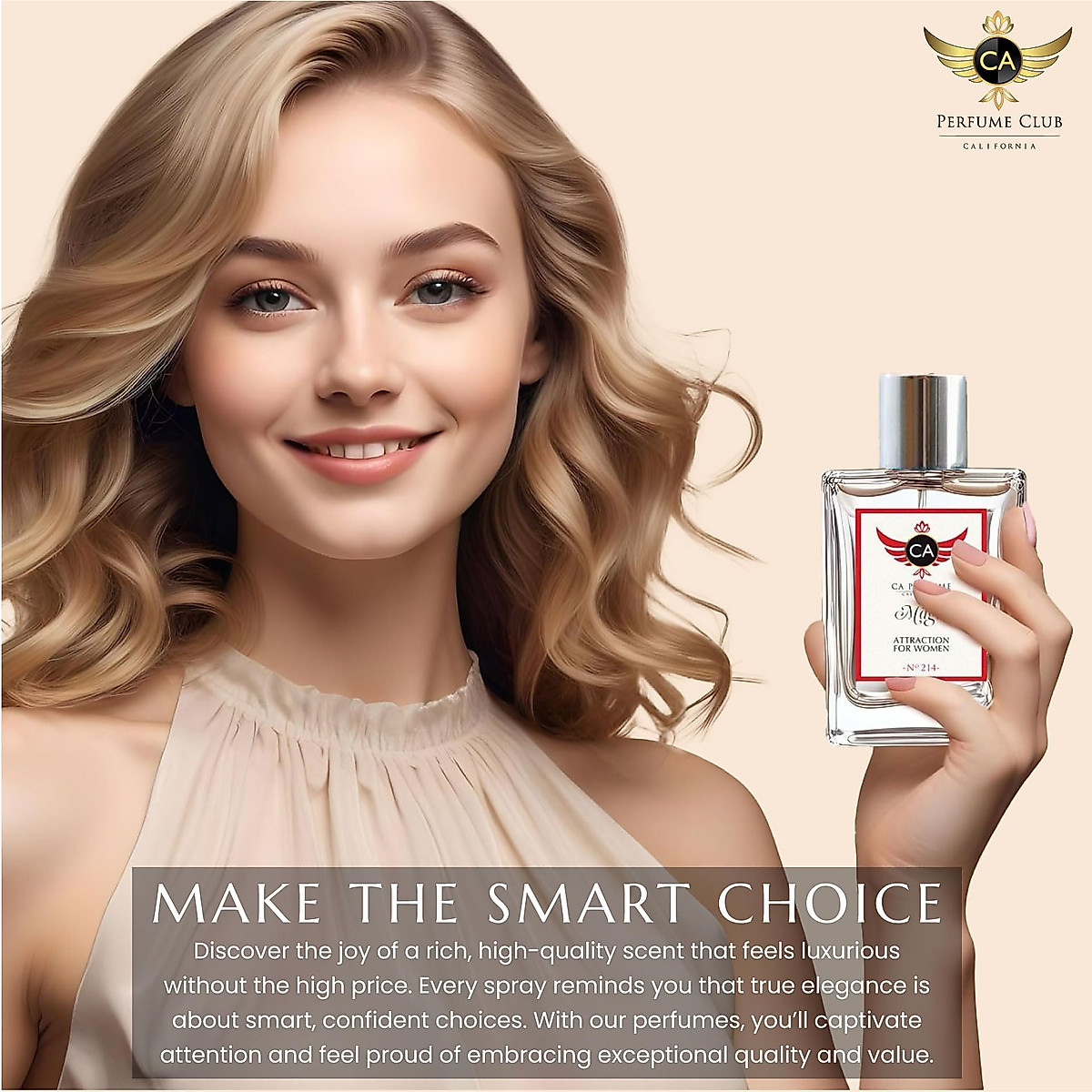 CA Perfume Impression of Mademoiselle For Women Fragrance Dupes Eau de Parfum Spray 1.7 Fl Oz/50ml-X1