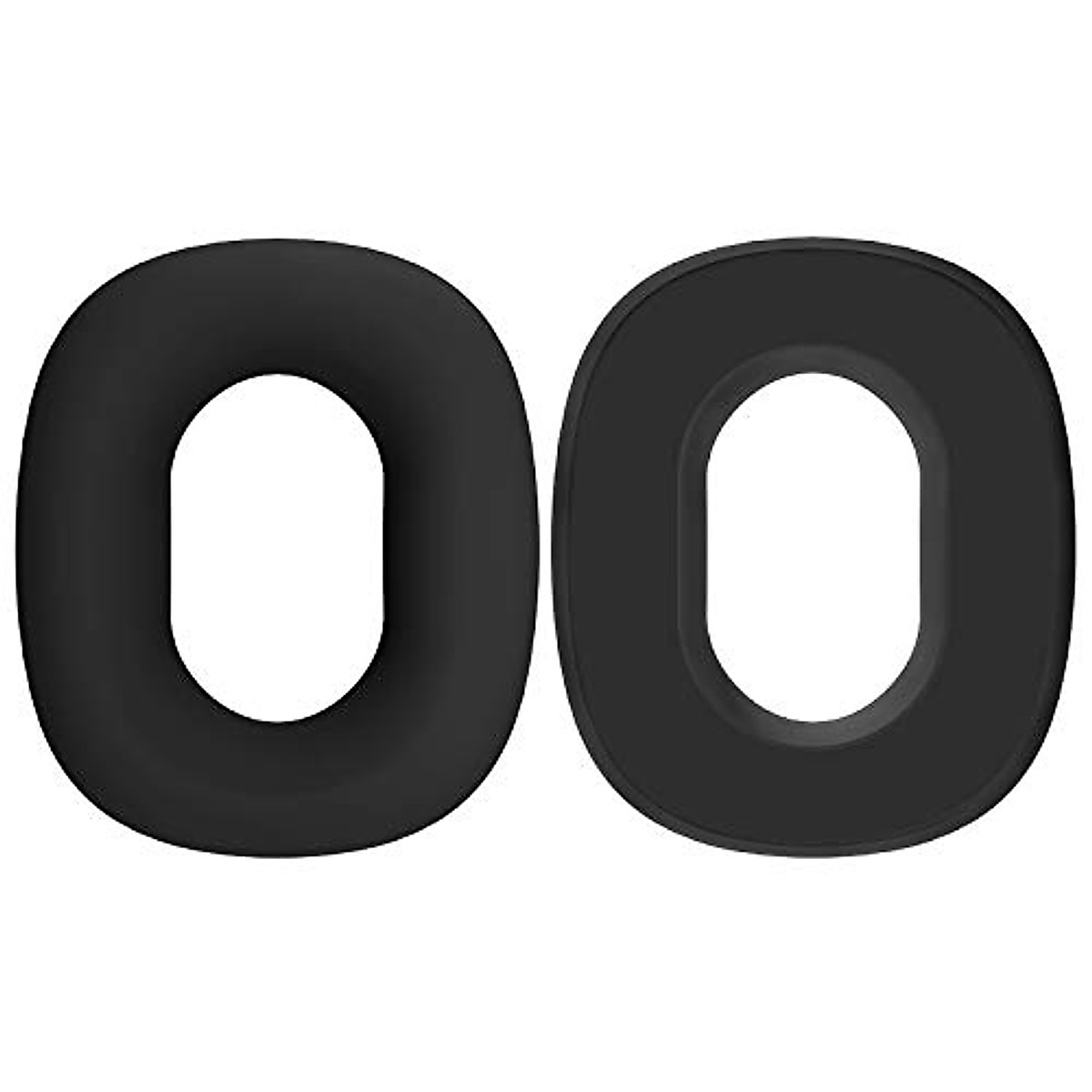 Geekria Silicone Earpad Covers Compatible with AirPod Max, Earpad Protector/Earphone Covers/Earpad Cushion/Ear Pad Covers/Headphone Covers, Easy Installation No Tool Needed (Black)