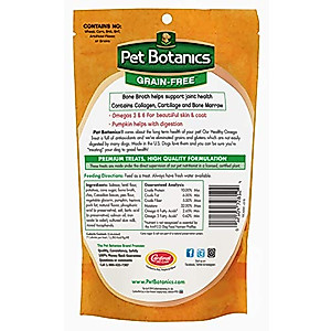 Pet Botanics 12 oz. Pouch Omega Plus, Soft & Chewy, Salmon Flavor, with 500 Treats Per Bag, The Choice of Top Trainers