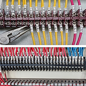 Nineleaf 10 Pack Compatible for DYMO 18051 Rhino Heat Shrink Tube Industry Label Tape 6mm 1/4" x 5ft Black on White Wire Tapes for Industrial Rhino Pro 3000 4200 5000 5200 6000 3M Label Maker