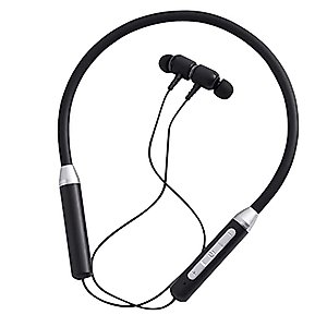 Neckband Bluetooth Headphones - HD Stereo Wireless Sports Earphones - Around Neck Bluetooth Headphones Noise Cancelling Mic - Magnetic Attraction