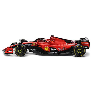 JODIYAAH Bburago 1:24 F1 2023 SF23 16# Charles Leclerc Ferrari Alloy Car Die Cast Car Model Collection Gift (1/24 SF23 16#)