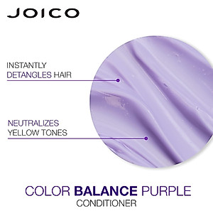 Joico Color Balance Purple Shampoo & Conditioner Mini Set, For Cool Blonde or Gray Hair
